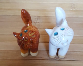Ceramic cats | Etsy