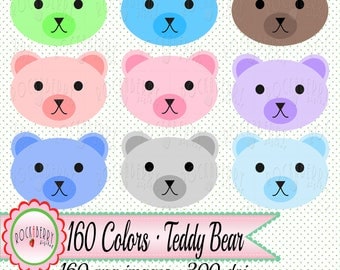 Teddy bear clip art | Etsy