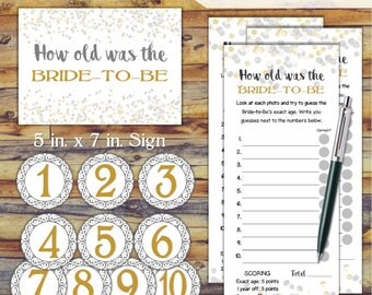 Guess the bride age | Etsy