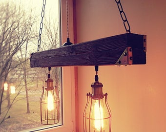 Rustic lighting | Etsy