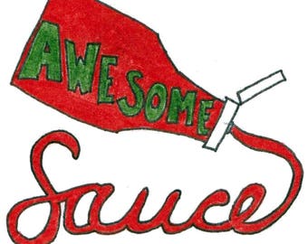Awesome sauce | Etsy