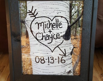 Tree engraving | Etsy