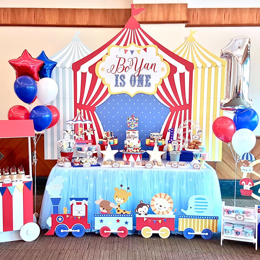 Carnival Themed Backdrop