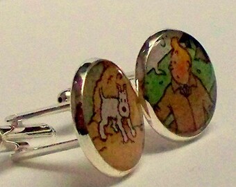 Book cufflinks | Etsy