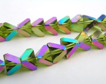 Iridescent beads | Etsy