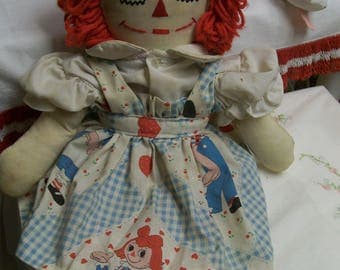 Raggedy ann dress | Etsy