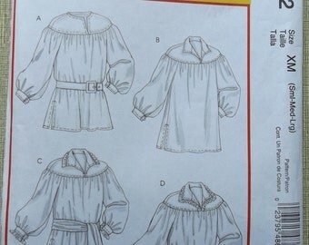 Poet shirt pattern | Etsy