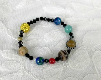 Planet bracelet | Etsy