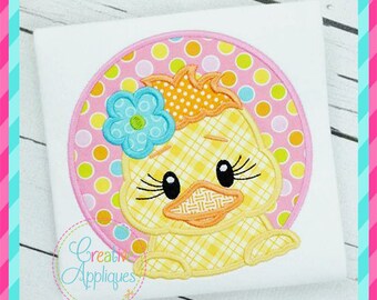 Chick applique | Etsy