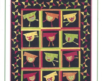 Bird quilt pattern | Etsy