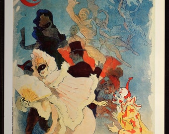 Art nouveau poster | Etsy