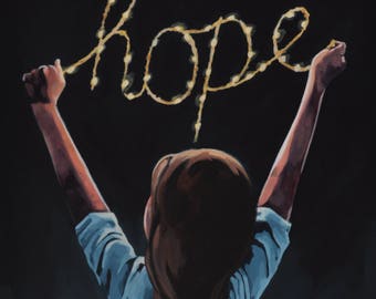Hope painting | Etsy