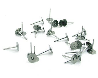 Flat back earring | Etsy