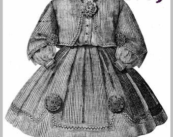 1860 dress pattern | Etsy