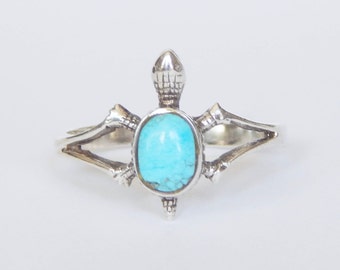 Sterling Silver nose ring Turtle design silver nose stud ball