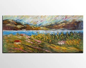 Rustic painting | Etsy