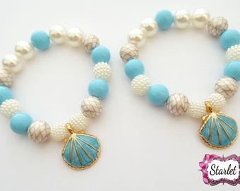 Seashell bracelet | Etsy