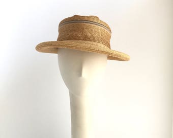 Straw top hat | Etsy