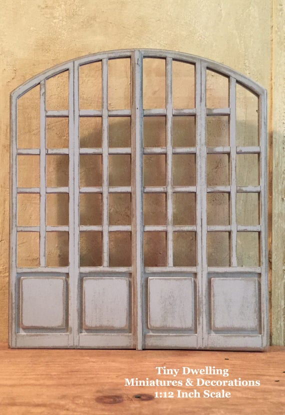 Miniature Arched Window Miniature French Window French