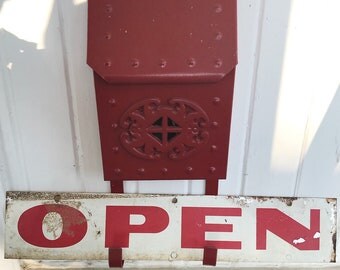 Vintage open sign | Etsy
