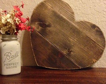 Wooden hearts | Etsy