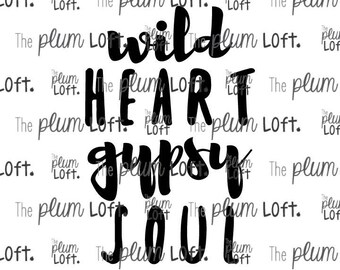 Gypsy soul svg | Etsy