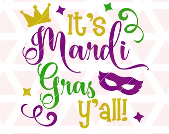 Mardi gras svg | Etsy