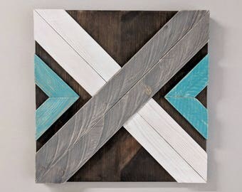 Distressed wood art | Etsy