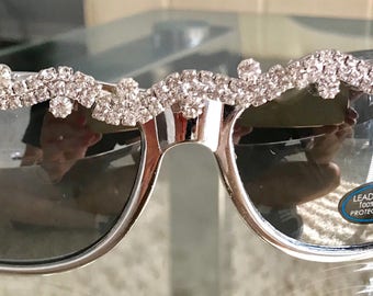 Rhinestone eyewear | Etsy