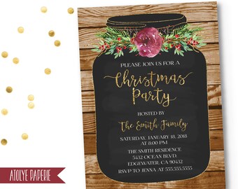 Mason jar christmas | Etsy