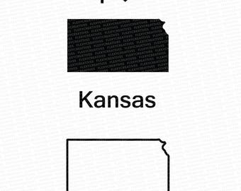 Kansas state svg | Etsy