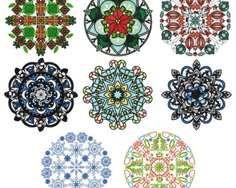 Mandala embroidery | Etsy