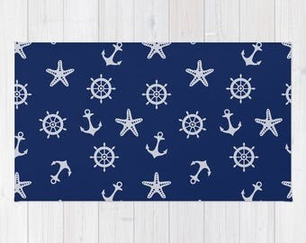 Nautical rug | Etsy