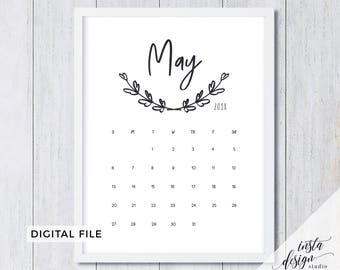 May calendar | Etsy