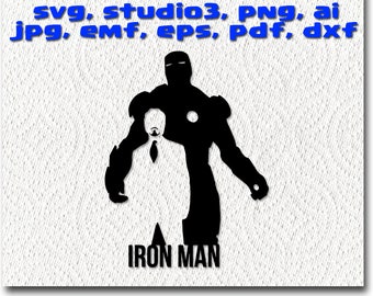 Iron man svg | Etsy