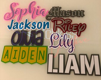 Layered stickers | Etsy