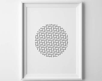 Round wall art | Etsy