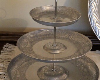 Metal serving tray | Etsy