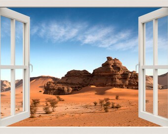 Winter Wall Decal 3d Window Wall Decal Window View Wall