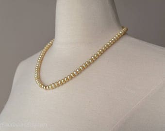 Single strand pearls | Etsy