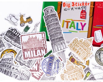 Italy stickers | Etsy