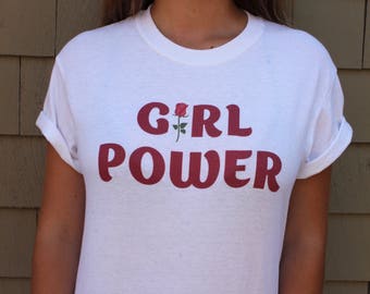 Girl power t shirt | Etsy