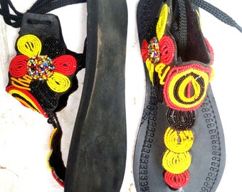 Masai sandals | Etsy