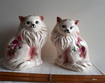 Ceramic cat figurine | Etsy