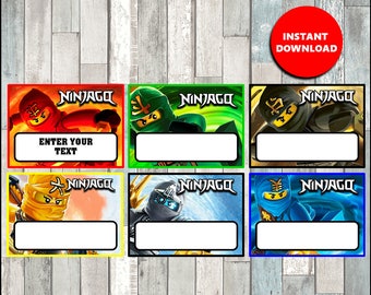 Ninjago printable | Etsy
