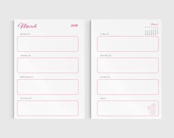 Filofax printables | Etsy