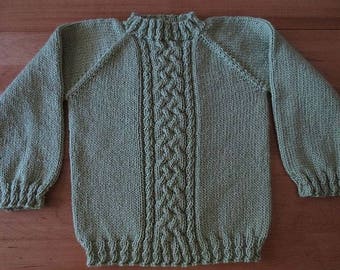 Knitting Pattern PDF Celtic Braid Sweater Vest for Women