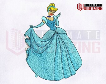 Princess embroidery | Etsy