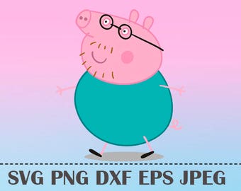 Peppa pig svg | Etsy