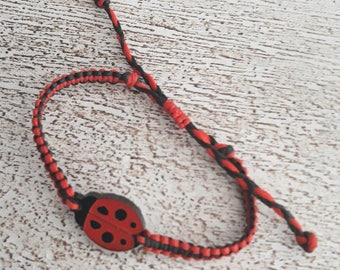 Handmade Ladybug String Art Cute Wall Decor